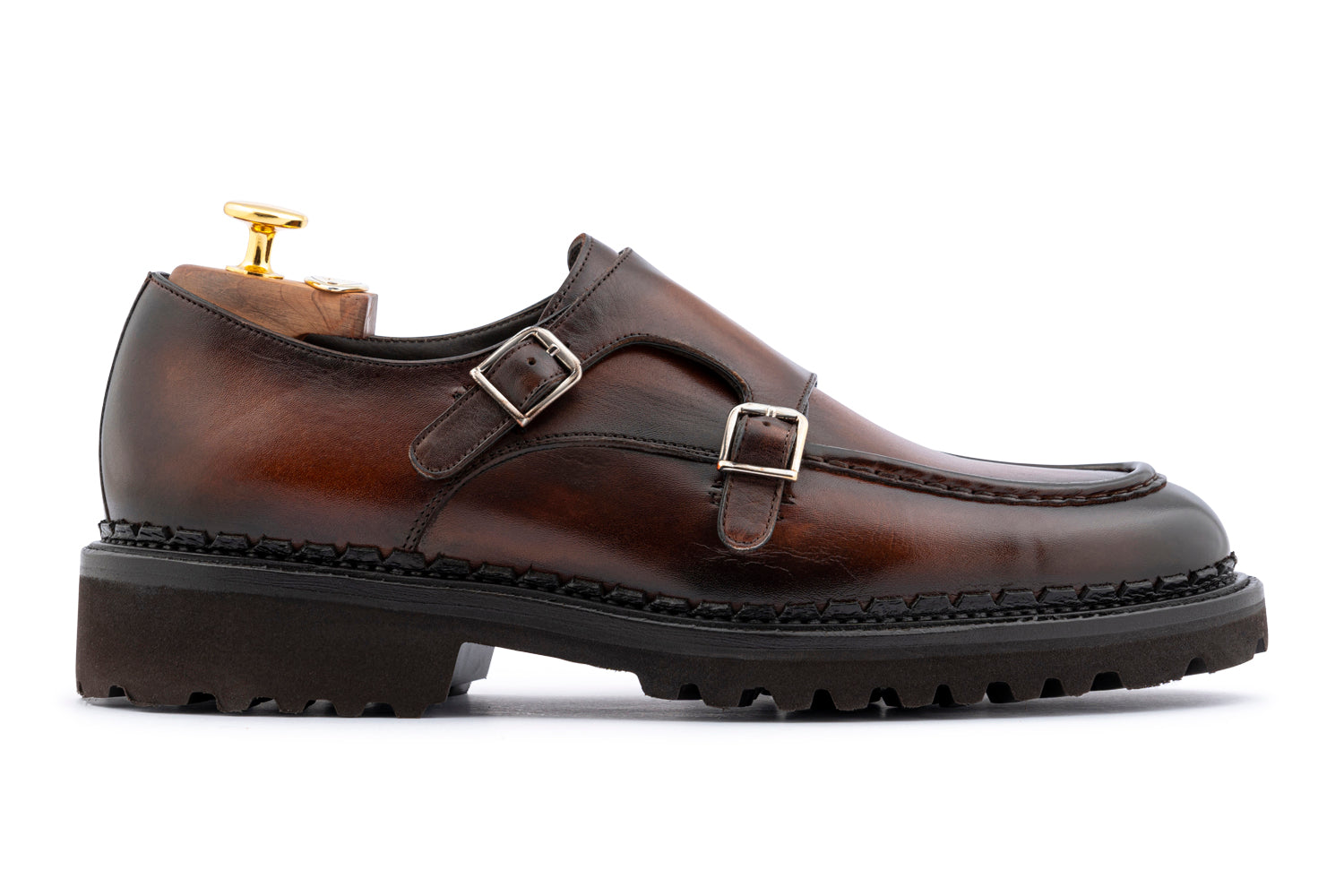Double hand painted buckle – Harris Shoes 1913